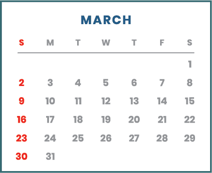 March 2025 Consultation Hours
